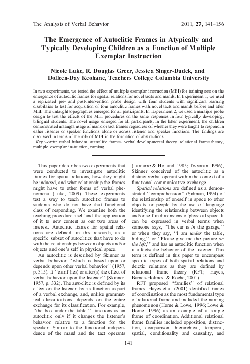 (PDF) Luke, Greer, Singer-Dudek, & Keohane 2011