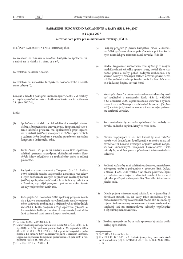 (PDF) 864:2007 - Rím 2