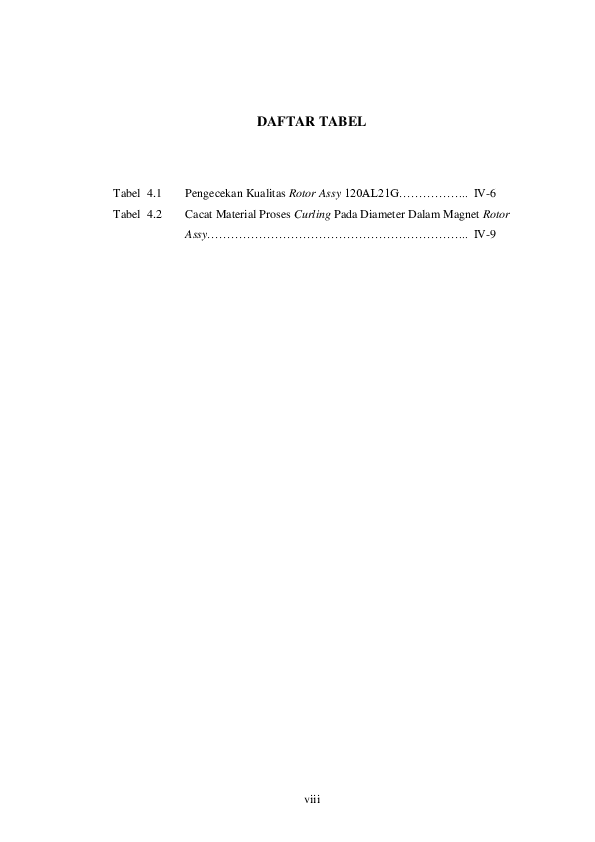 (DOC) DAFTAR TABEL