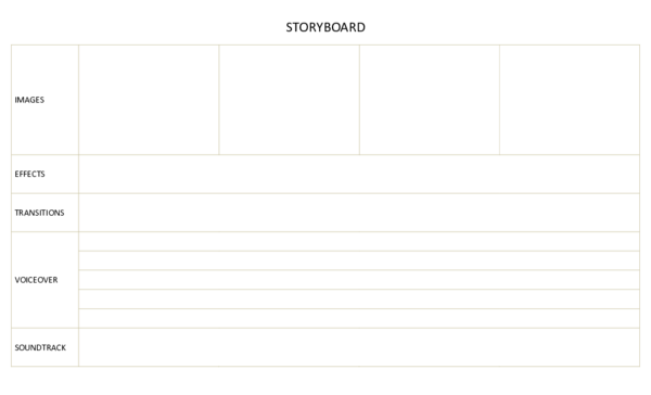 (PDF) Storyboard Template