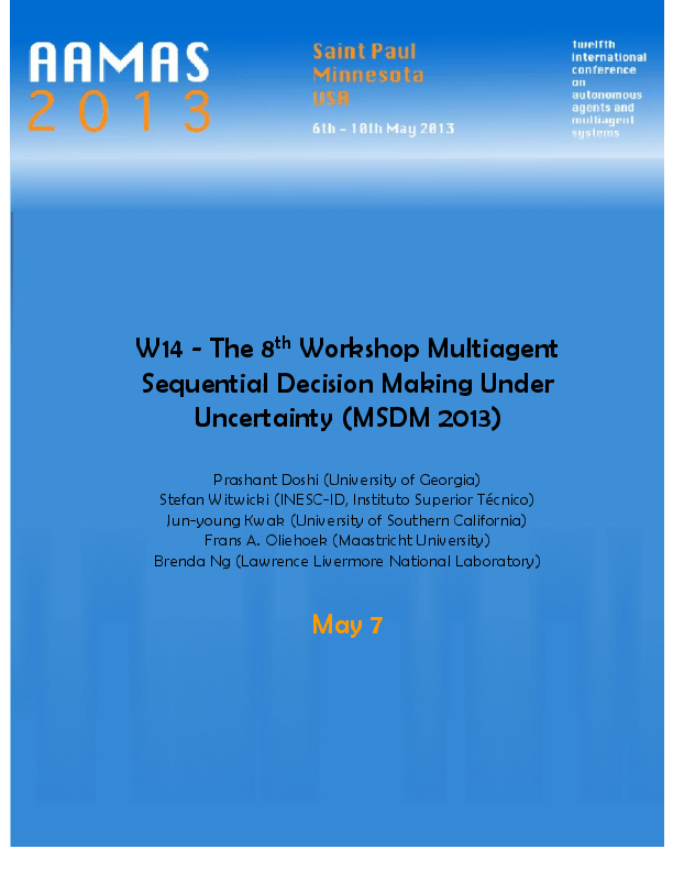 (PDF) ASIK, O., and H. L. Akin, "Solving Dec-POMDPs by Genetic Algorithms: Robot Soccer Case ...