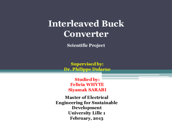 (PDF) Interleaved Buck Converter