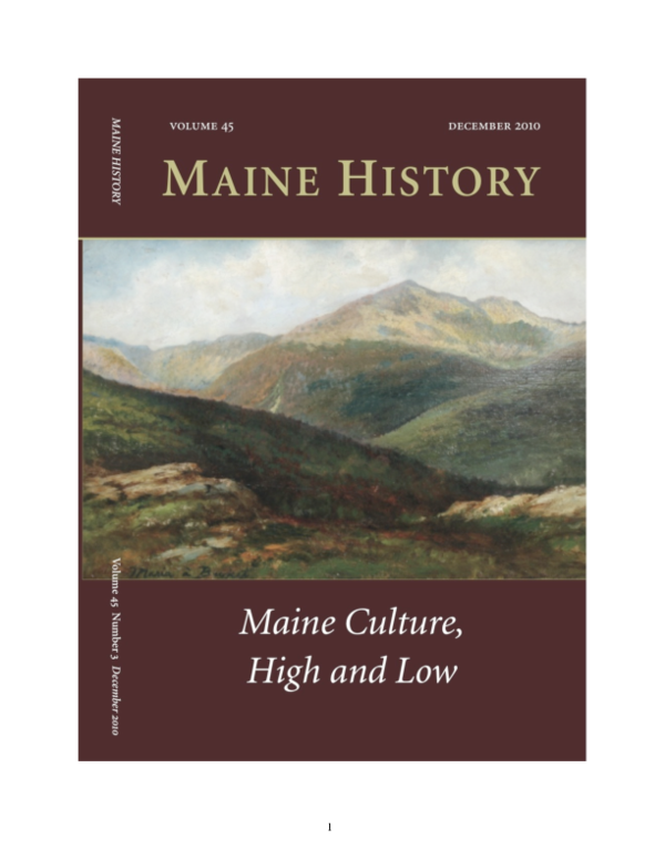 (PDF) Maria A'Becket: Rediscovering an American Original