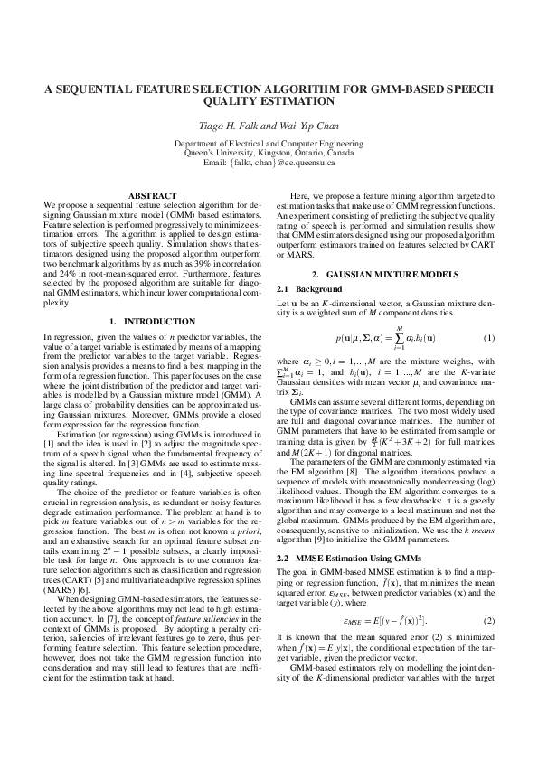 Pdf A Sequential Feature Selection Algorithm For Gmm Based Speech 5605