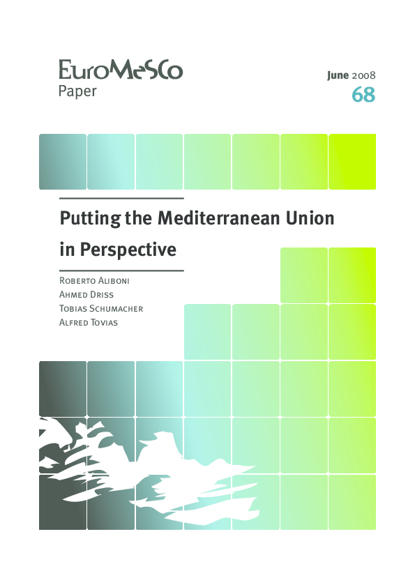 (PDF) Putting the Mediterranean Union in Perspective