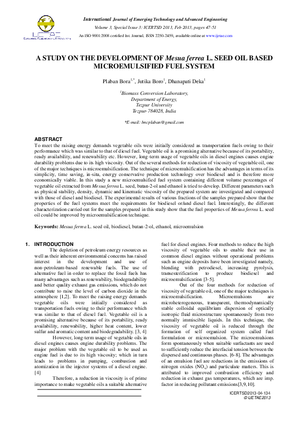 (PDF) IJETAE ICERTSD 0213 08