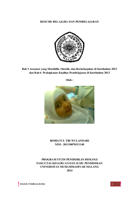 (DOC) RESUME bab 5 dan bab 6 desain pembelajaran