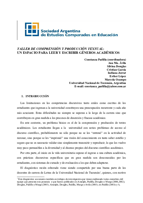 (DOC) Textos academicos