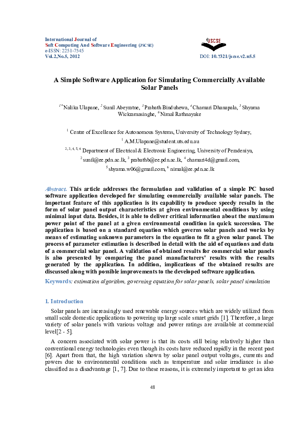 (PDF) A Simple Software Application for Simulating Commercially ...