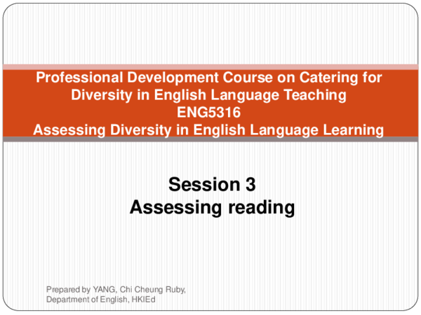 (PPT) Assessing reading
