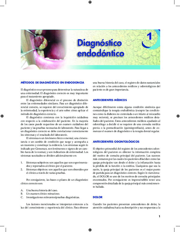 (PDF) Diagnóstico endodóntico