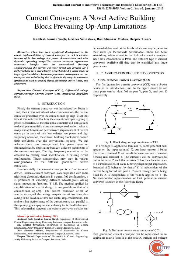 (PDF) current conveyor