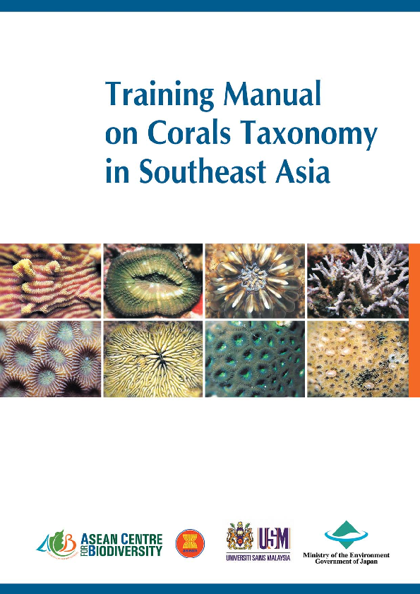Pdf Training Manual Of Corals Taxonomy In Southeast Asia