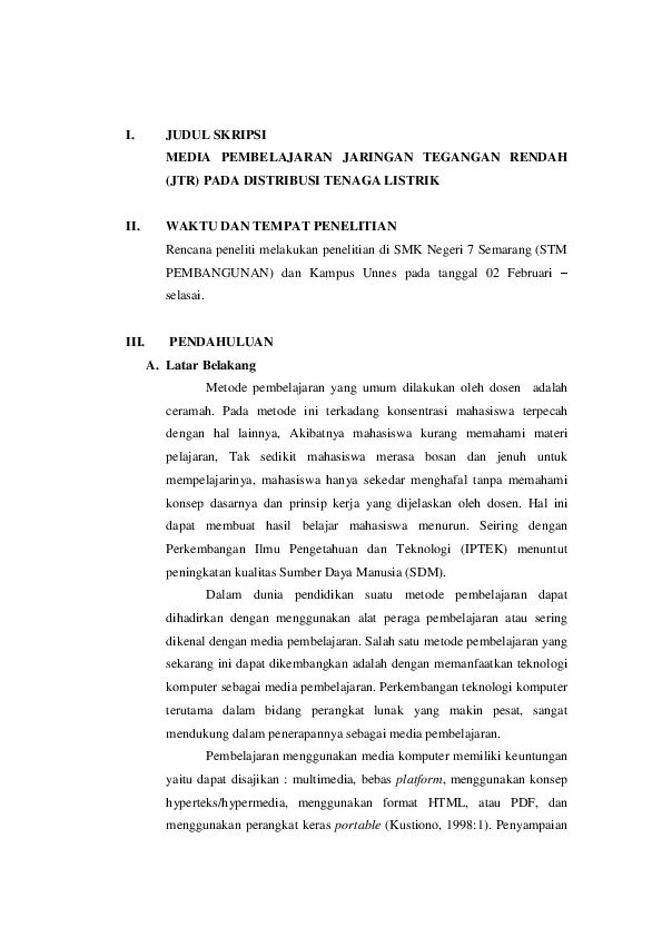 (DOC) Proposal skripsi