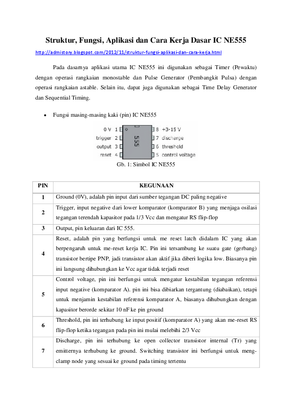 (DOC) Struktur IC 555