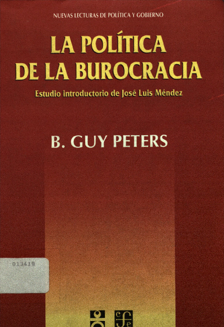 (PDF) La politica de la burocracia, B. GUY PETERS