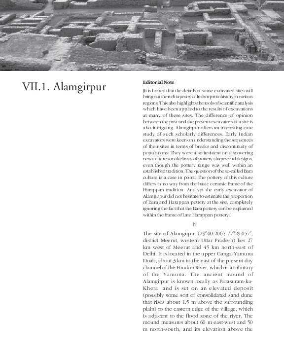 (PDF) Alamgirpur Excavations published by Vivekanand International ...