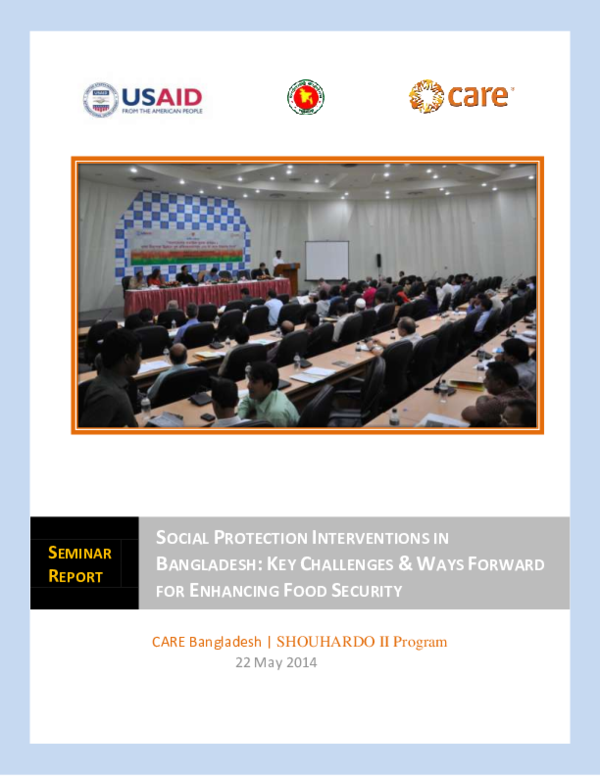 (PDF) Social Protection Seminar Report