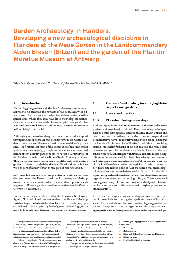 (PDF) Dix B., Vynckier G., Bellens T., Van den Bossche H. & Fabri R ...