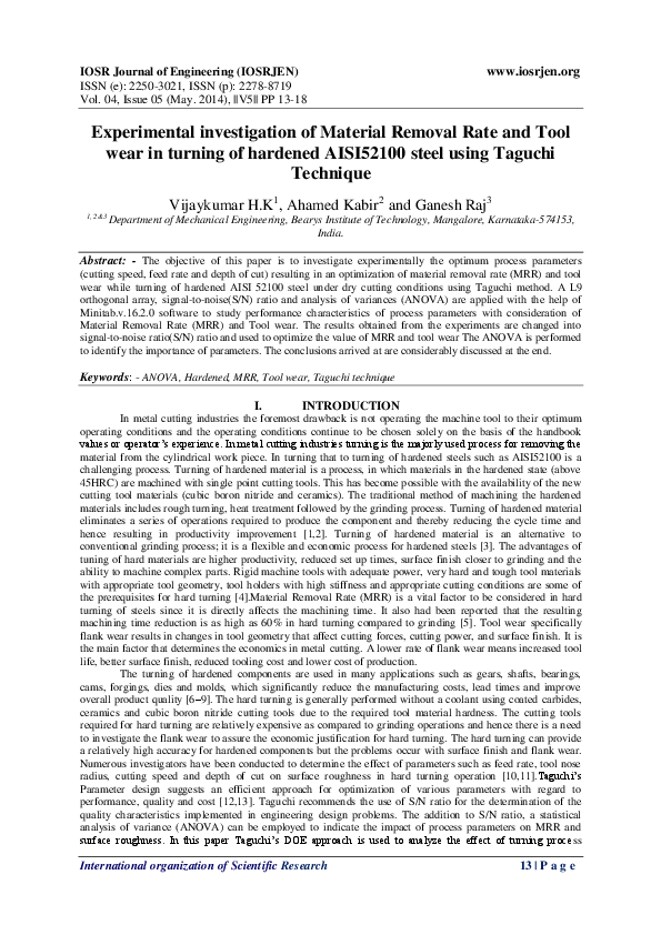 (PDF) IOSR Journal of Engineering (IOSR-JEN) Volume 4 Issue 5 Version 5 ...