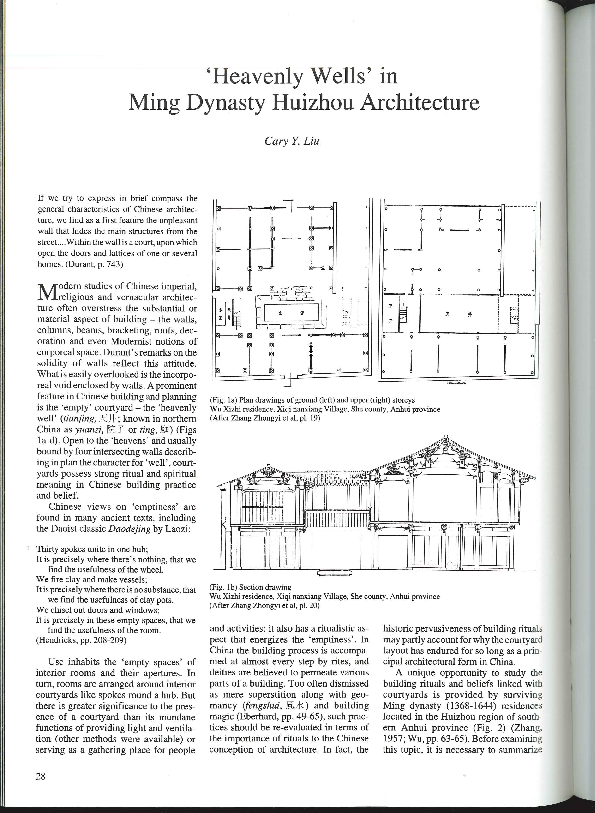 (PDF) "Heavenly Wells in Ming Dynasty Huizhou Architecture ...