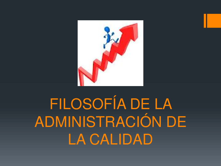 (PDF) FILOSOFÍA DE LA ADMINISTRACIÓN DE LA CALIDAD