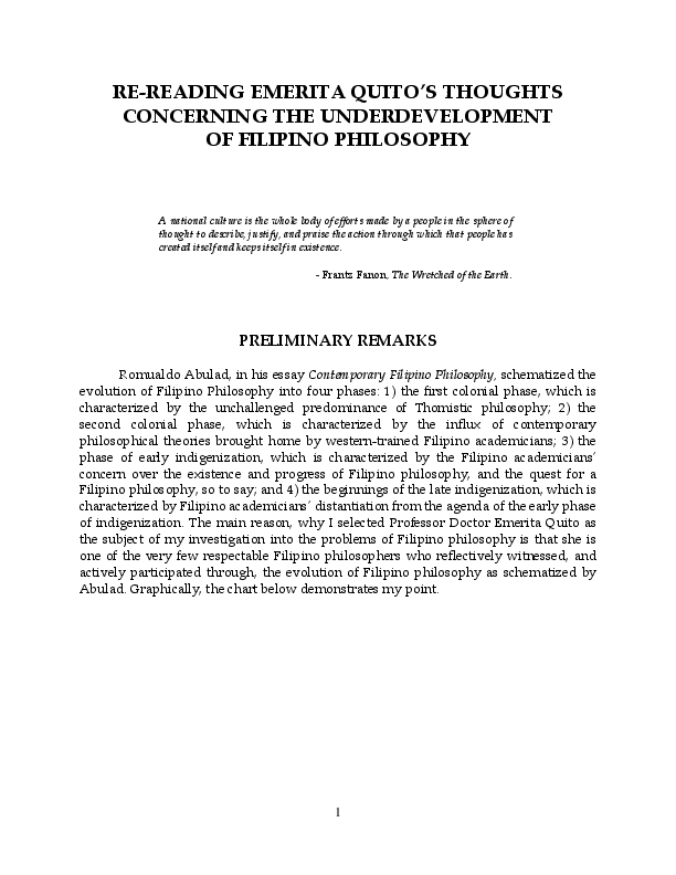 (PDF) Re-Reading Emerita Quito's Thoughts Concerning the ...