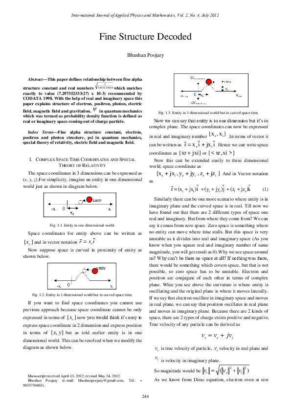 (PDF) Fine Structure Decoded