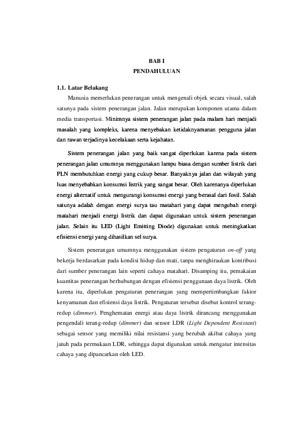 (DOC) BAB I baru