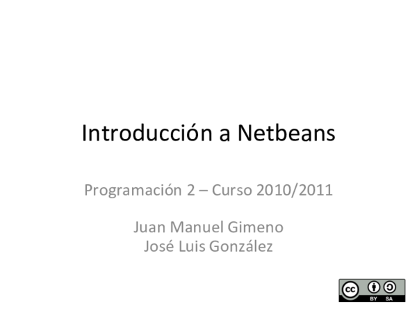 (PDF) Introducción a Netbeans