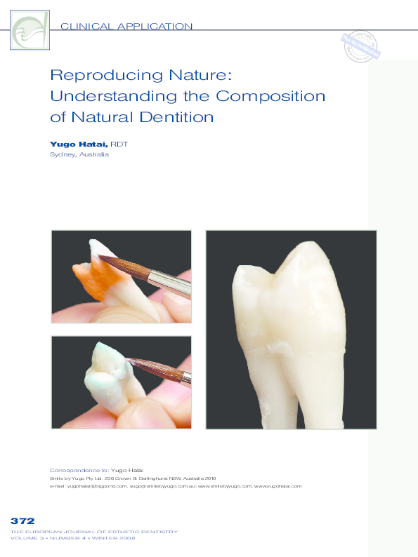 (PDF) Reproducing Nature: Understanding the Composition of Natural ...