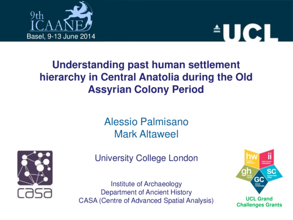 (PPT) Understanding past human settlement hierarchy in Central Anatolia ...