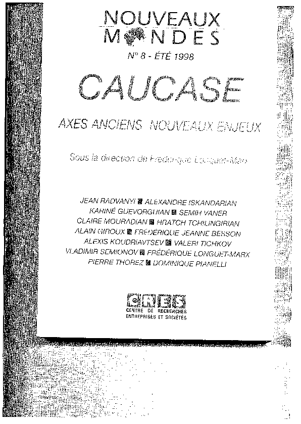 (PDF) Hratch Tchiligirian, "Le conflit du Haut-Karabagh provoque des ...