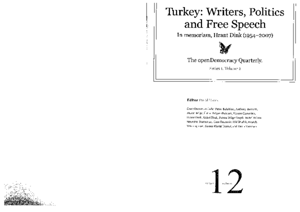 (PDF) Hratch Tchiligirian, "Hrant Dink and Armenians in Turkey"