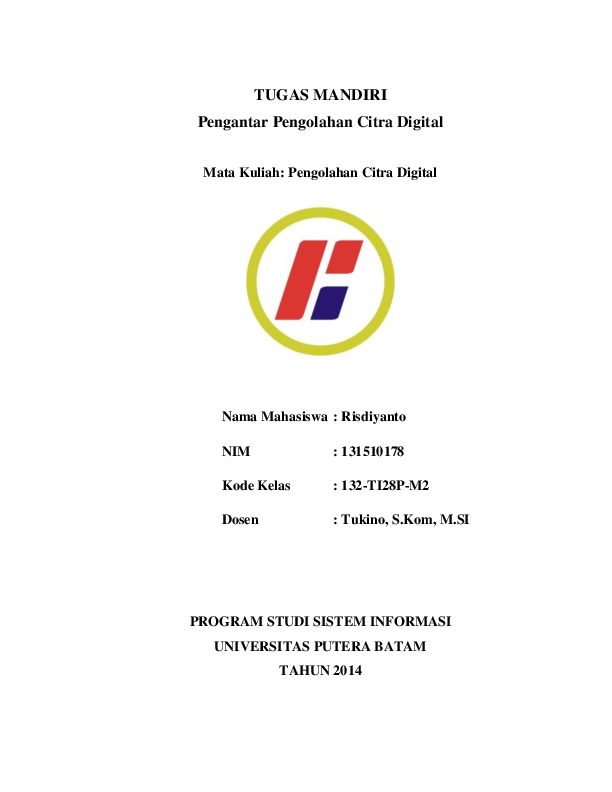 (PDF) Pengolahan Citra Digital