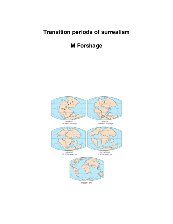 (PDF) Transition periods of surrealism
