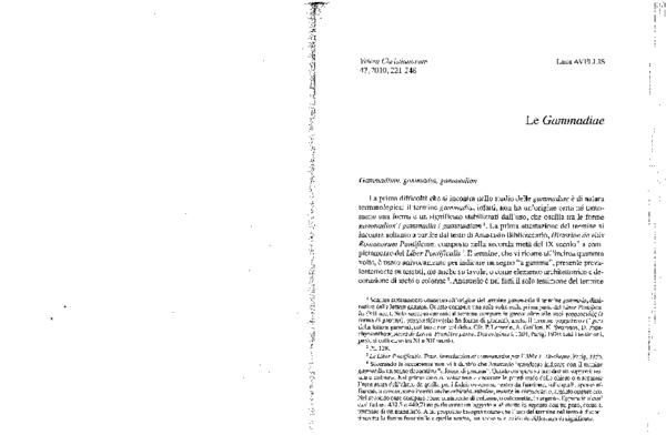 (PDF) Le Gammadiae