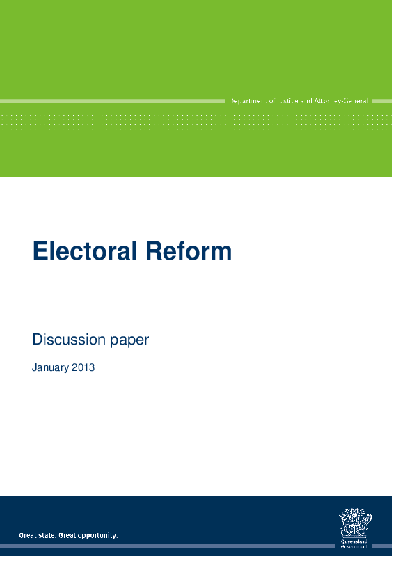 (PDF) Disc-ppr-electroal-reform