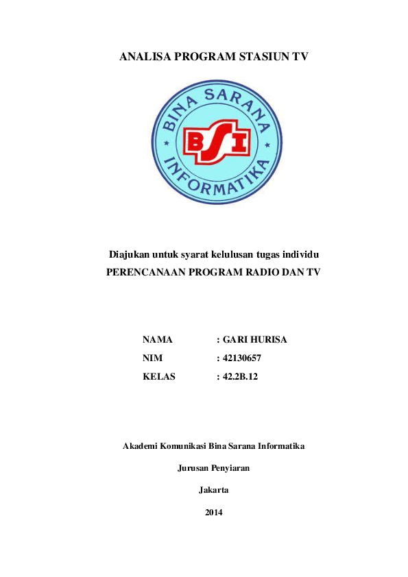 (DOC) ANALISA PROGRAM STASIUN TELEVISI Perbandingan TV Hiburan (RCTI ...