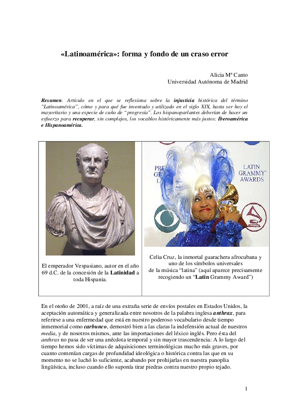 (PDF) «Latinoamérica»: forma y fondo de un craso error (2005)
