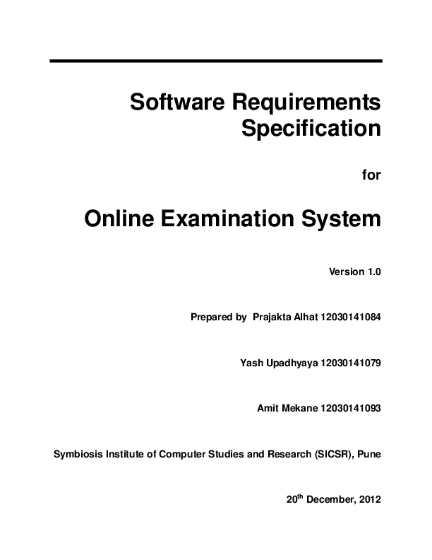 modules for online quiz system