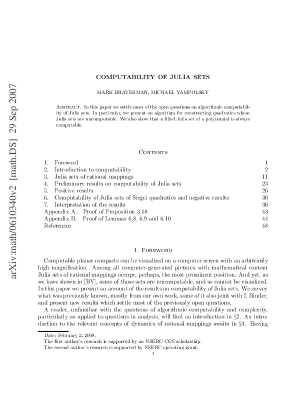Pdf Computability Of Julia Sets 4041