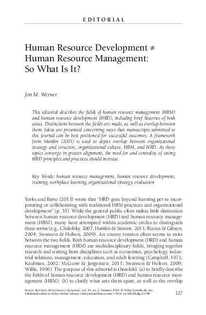 PDF Human Resource Development Human Resource Management So What pdf-human-resource-development-human-resource-management-so-what