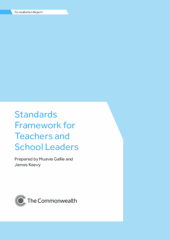 (PDF) Standards Framework for Teachers and School Leaders