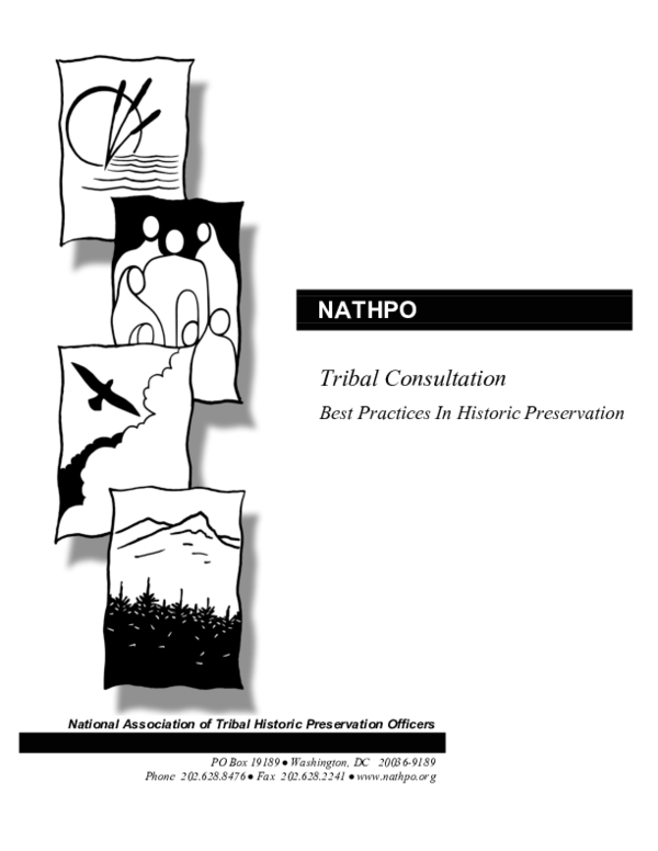 (PDF) Best Practices in Tribal Historic Preservation | Jaime Lavallee ...