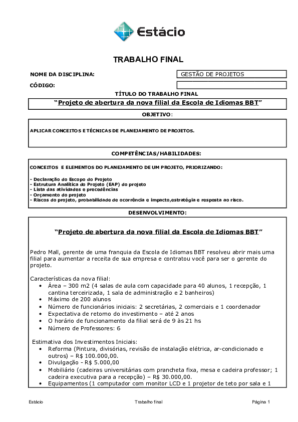 (DOC) TRABALHO FINAL