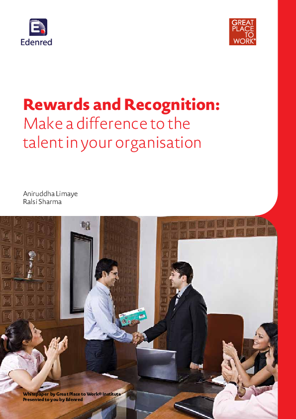 (PDF) 2012 white paper on rewards and recognition