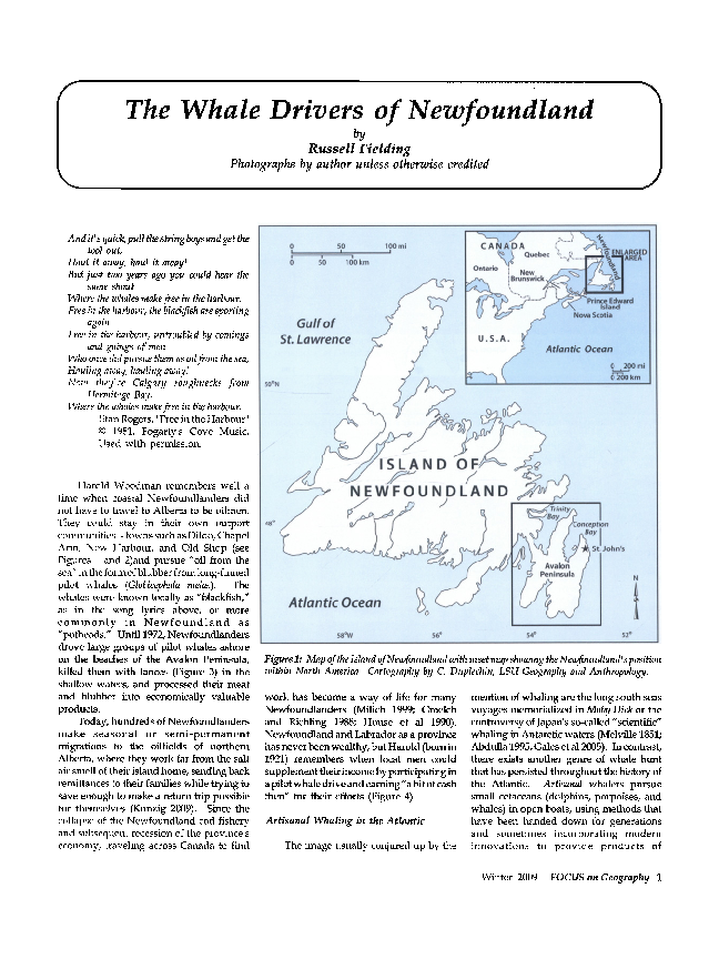 (PDF) The Whale Drivers of Newfoundland