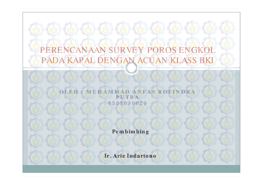 (PDF) PERENCANAAN SURVEY POROS ENGKOL PERENCANAAN SURVEY POROS ENGKOL ...