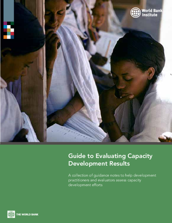(PDF) Guide to Evaluating Capacity Development Results
